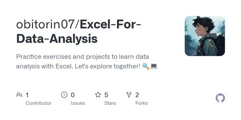 github obitorin07 excel for data analysis practice exercises and