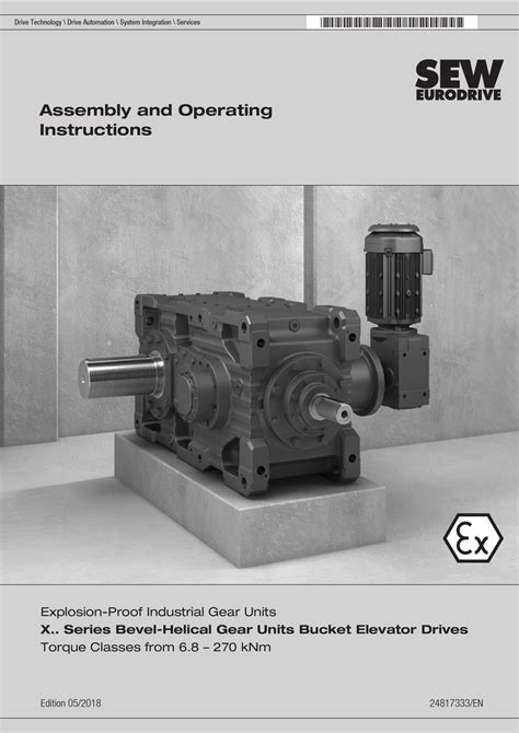 Sew Eurodrive X Series Assembly And Operating Instructions Manual Pdf