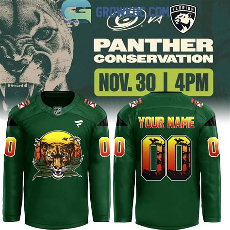 Florida Panthers 2024 Panther Conservation Night Personalized Fan