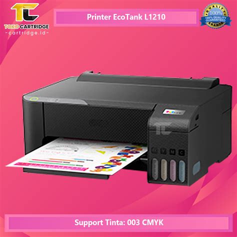 Jual Printer Ecotank L1210 L 1210 Print Only Support Tinta 003 Cyan