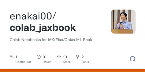 Github Enakai00colabjaxbook Colab Notebooks For Jaxflaxoptax Ml Book
