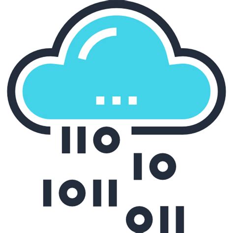 Cloud Computing Maxim Flat Two Tone Linear Colors Icon