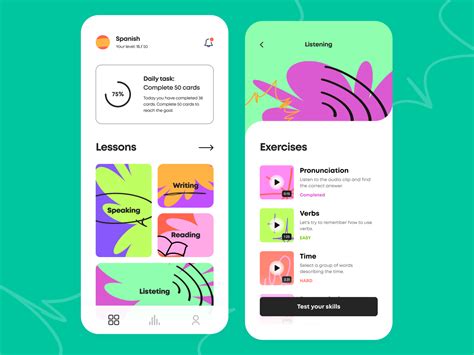 Language Learning Mobile App By Arounda On Dribbble