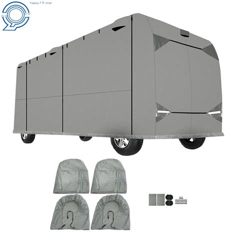 Gray For 30 43 Ft Class A Rv Cover Storage Motorhome Trailer Camper