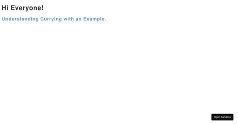 Functional Programming In Js Codesandbox