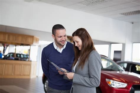 Premium Photo Woman Reading A Folder