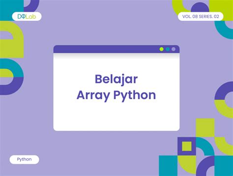 Modifikasi Elemen Data Menggunakan Python Pada Fitur Array