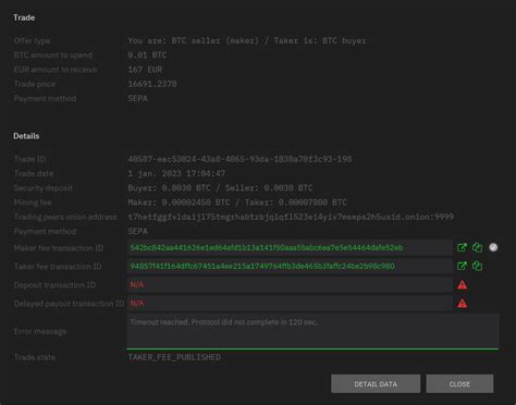 Fee Reimbursement For Trade 40587 · Issue 1216 · Bisq Networksupport · Github