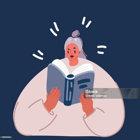 책을 읽는 여자의 벡터 그림 원격 학습 수입 및 자기 교육 개념 개념에 대한 스톡 벡터 아트 및 기타 이미지 개념 개념과