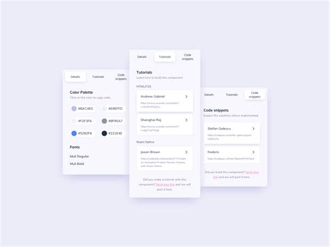 details card ui design by ildiko gaspar on dribbble