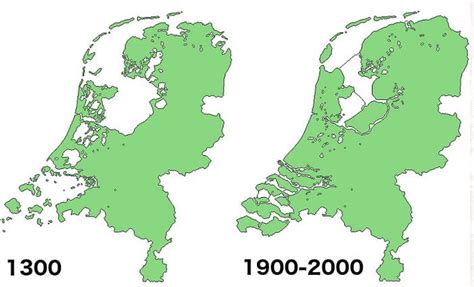 The Innacurate Maps Of Dutch Land Reclamation That Get Thousands Of