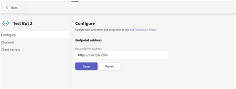 Settings Up Ms Teams Bot