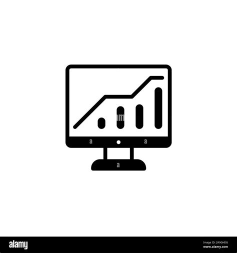Analyzing Computer Monitor Statistics For Data Insights Stock Vector Image And Art Alamy