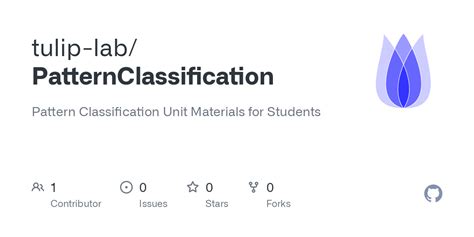 Github Tulip Lab Patternclassification Pattern Classification Unit