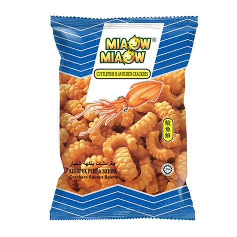 Miaow Miaow Cuttlefish Flavoured Crackers Arabian Organics