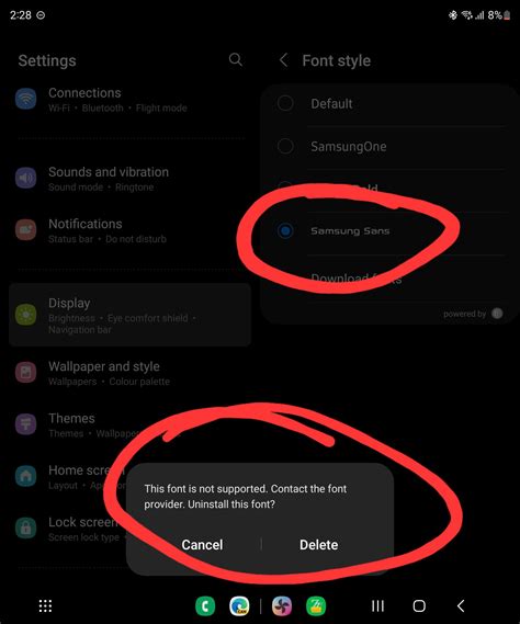 Custom Font Installation Hack Doesn T Work For Me Please Help R Samsunggalaxy