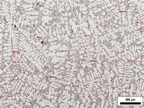 Dendrite Arm Spacing