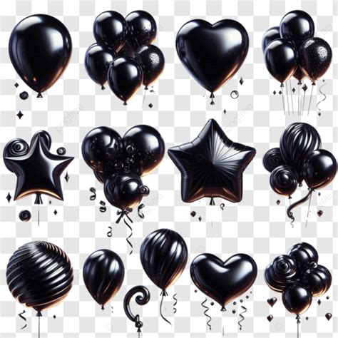 검은 풍선 검은색 풍선 키자르 칸 Png 일러스트 및 이미지 에 대한 무료 다운로드 Pngtree
