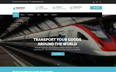 13 Best Wordpress Themes For Logistics Company 2025