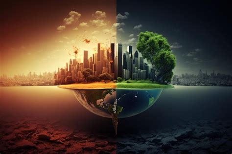 Concepto De Calentamiento Global Y Cambio Climático Ia Generativa