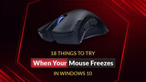 Things To Try When Your Mouse Freezes In Windows