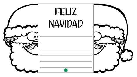 Tarjetas Navideñas Colorea Y Escribe Un Mensaje Orientacion Andujar