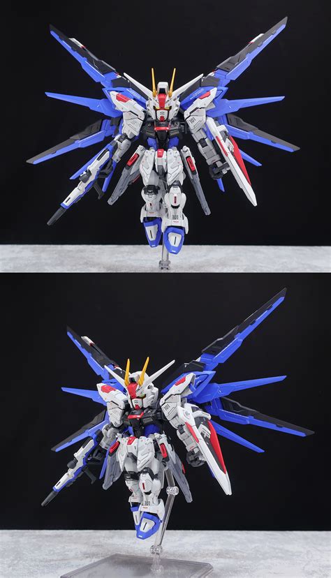 Yahooオークション Mgsd フリーダムガンダム 小改修 塗装済完成品