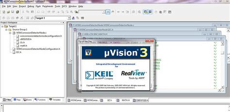 Snapshot Start Window Of Keil U Vision 3 3 5 3 7 Step7 The Final Node Download Scientific