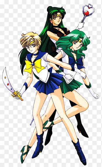 Sailor Uranus And Neptune And Pluto