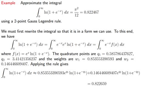 Example Approximate The Integral 1 E Dx