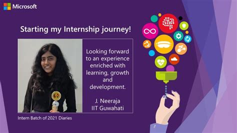 J Neeraja On Linkedin Microsoft Summerinternship Microsoftinterns Microsoftindia Intern