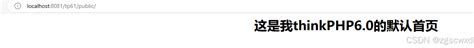 【小白专用24 11 14已验证】thinkphp8 0安装教程 thinkphp composer csdn博客