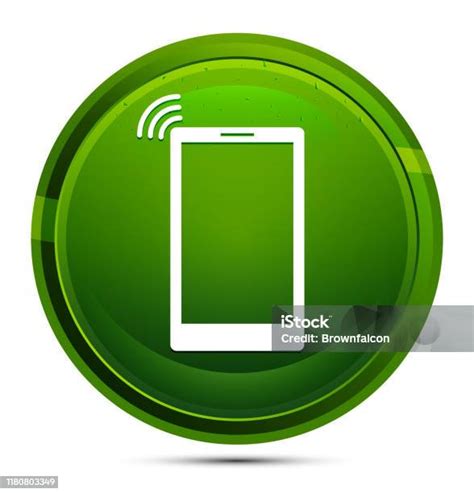 스마트폰 네트워크 신호 아이콘 유리 녹색 둥근 버튼 일러스트 0명에 대한 스톡 벡터 아트 및 기타 이미지 0명 그림자 글로벌 커뮤니케이션 Istock