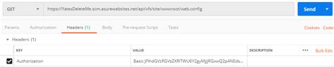 Retrieving And Deleting Files With Postman Using The Azure Kudu Rest