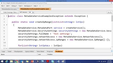 Salesforce Network Access