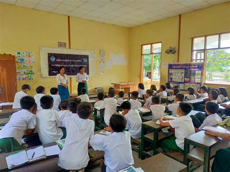 ပေါင်မြို့နယ် အမက ကဒါမူလွန်ကမ်းနား ကျောင်း၌စာဖတ်ရှိန်မြှင့်တင်ရေး ဟောပ