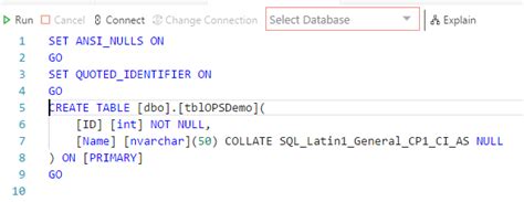 Configuration And Querying Of Microsoft Sql Operations Studio