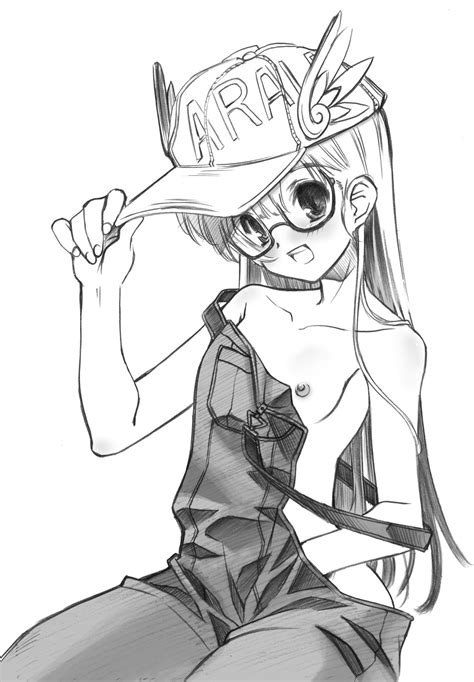 Rule 34 1girls Android Arale Norimaki Blush Breasts Dr Slump Female Flat Chest Glasses Hat