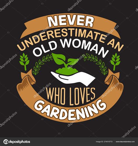 Gardening Quote And Saying Good For Collections Design Stock Vector By ©blueasarisandi 274515772