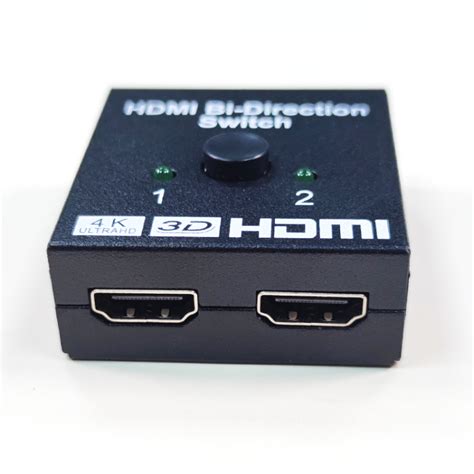 2 Port 2 In 1 Out 4k Bidirectional Hdmi Splitter Switch 2x1 Hdmi 2 0 4k60hz Directional Bi