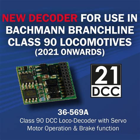 Bachmann Europe Plc Class 90 Dcc Loco Decoder With Servo Motor