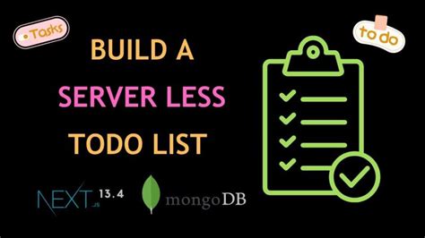 how to build serverless todo list 🤩 with nextjs 13 4 app router