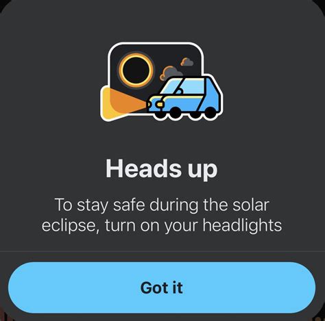 Waze Solar Eclipse Warning Rwaze