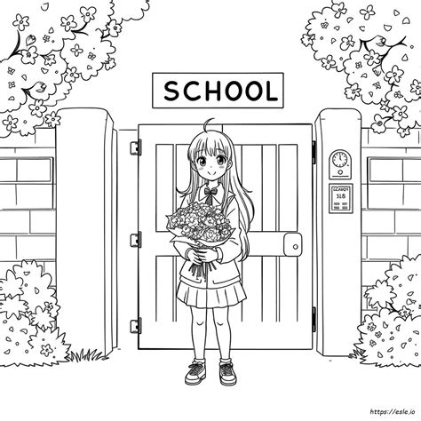 Ibuki Mioda Gambar Mewarnai