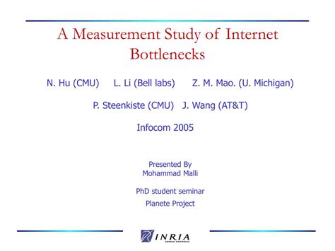 PPT A Measurement Study Of Internet Bottlenecks PowerPoint Presentation ID 3318117