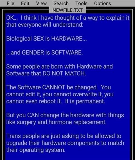 Good Analogy Trans Woman Support