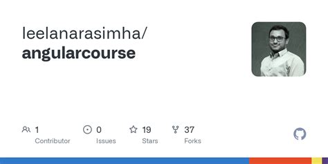 GitHub Leelanarasimha Angularcourse