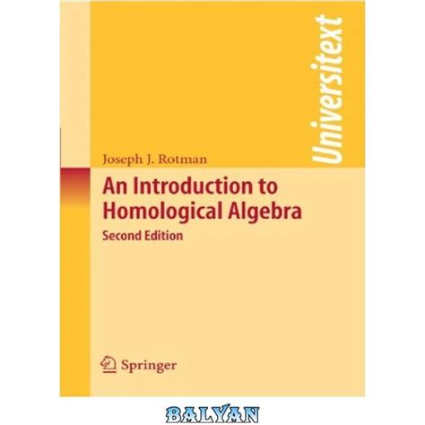 خرید و قیمت دانلود کتاب An Introduction To Homological Algebra ترب