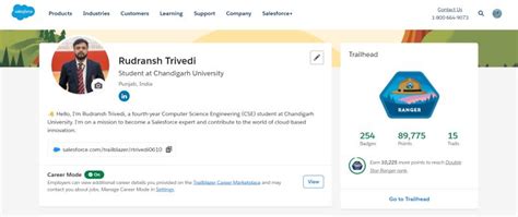Rudransh Trivedi On Linkedin Salesforce Trailhead Trailblazer Crm
