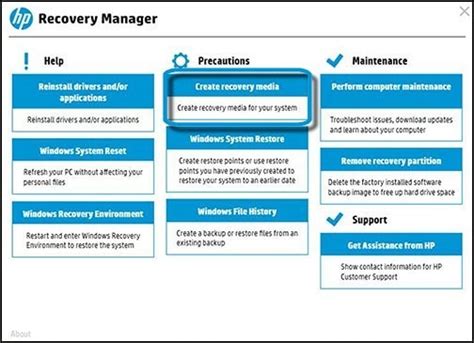 HP PCs Performing An HP System Recovery Windows HP Customer Support